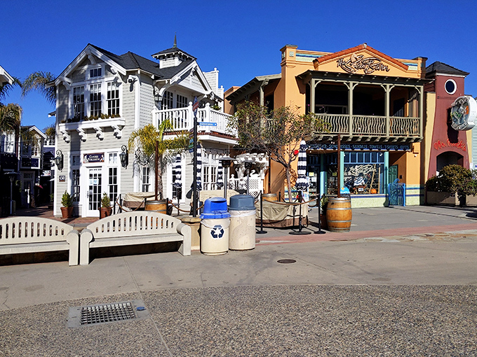 These colorful storefronts aren't just Instagram bait&mdash;they're the heart of Avila's charm. Beach town architecture that somehow balances whimsy with sophistication.