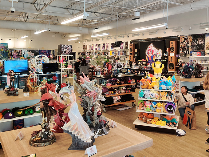 Not just for kids! This specialty shop's colorful figurines and collectibles prove that adulthood is merely optional when surrounded by nostalgia.