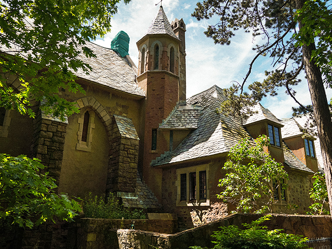This isn't a movie set—it's an actual castle where brick, stone, and imagination combine to create Massachusetts' most unexpected landmark.