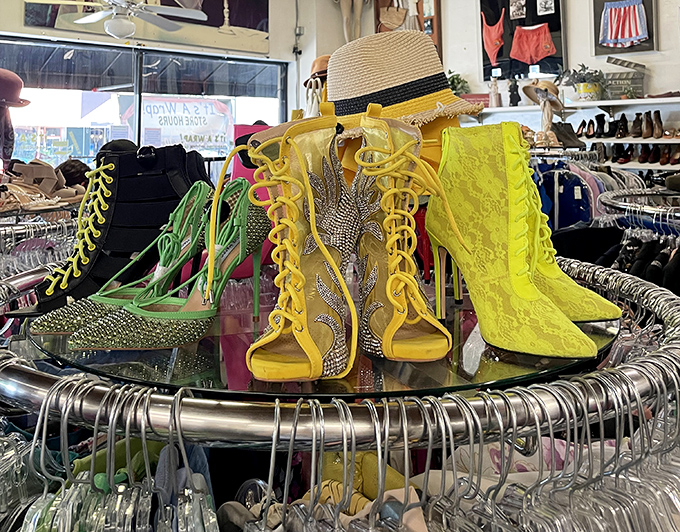 These aren't just any boots&mdash;they're statement pieces that once strutted across sets, each with its own backstory waiting to be continued in your wardrobe.