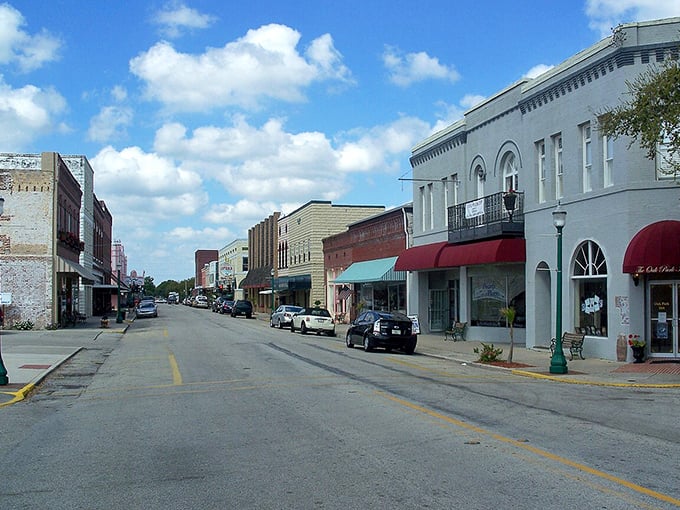 Arcadia's historic district stands proudly under Spanish moss, like a film set waiting for its close-up.