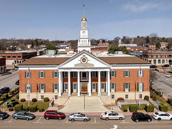Athens spreads out beneath a clear Tennessee sky, its modest skyline a testament to small-town living where your Social Security check stretches like saltwater taffy.