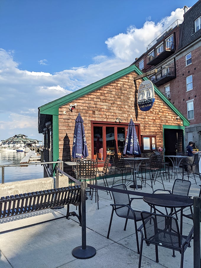 Boston Sail Loft's waterside charm beckons seafood lovers. Those cedar shingles have witnessed countless first bites of award-winning chowder.