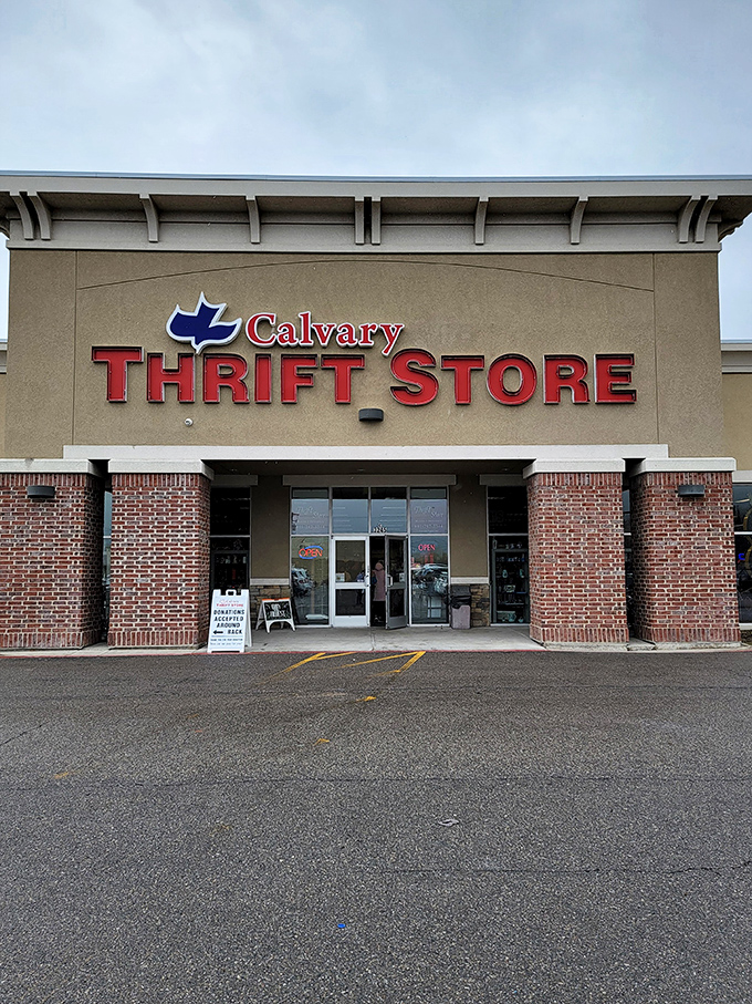 Calvary Thrift Store: Bold red letters announce what savvy shoppers already know&mdash;this West Jordan treasure trove is worth the trip.