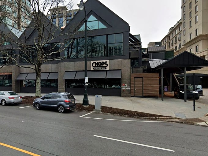 Chops' understated exterior hides Atlanta's power-lunch headquarters. Where business deals and perfect steaks happen simultaneously.