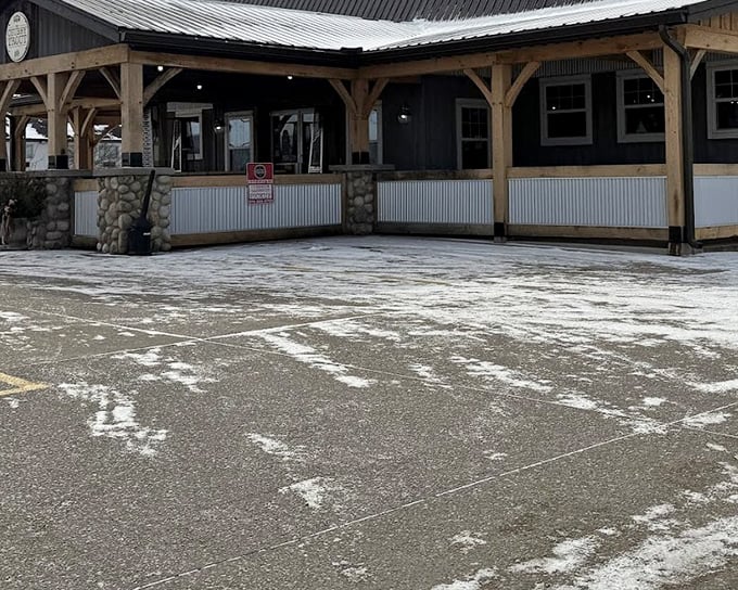 Chubby Trout's rustic charm feels like the cabin your fishing buddy always promised to build. Comfort meets freshwater delights!