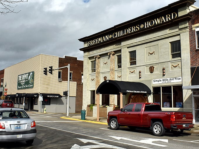Corbin's brick-lined streets tell stories of generations who've found financial comfort here. That street clock doesn't just mark time&mdash;it marks savings!