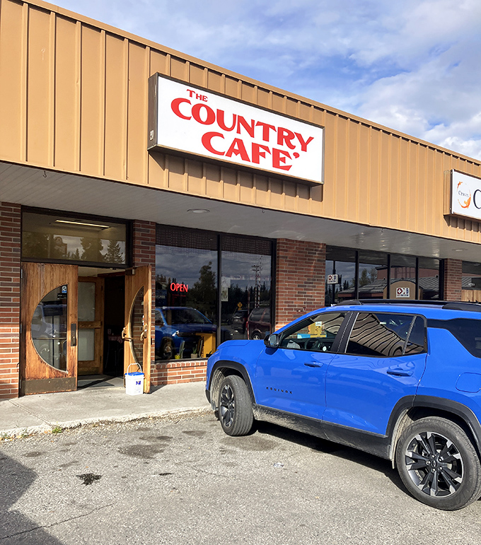 The Country Cafe's no-nonsense exterior hides a wonderland of hearty breakfast classics that would make even Santa's elves line up.