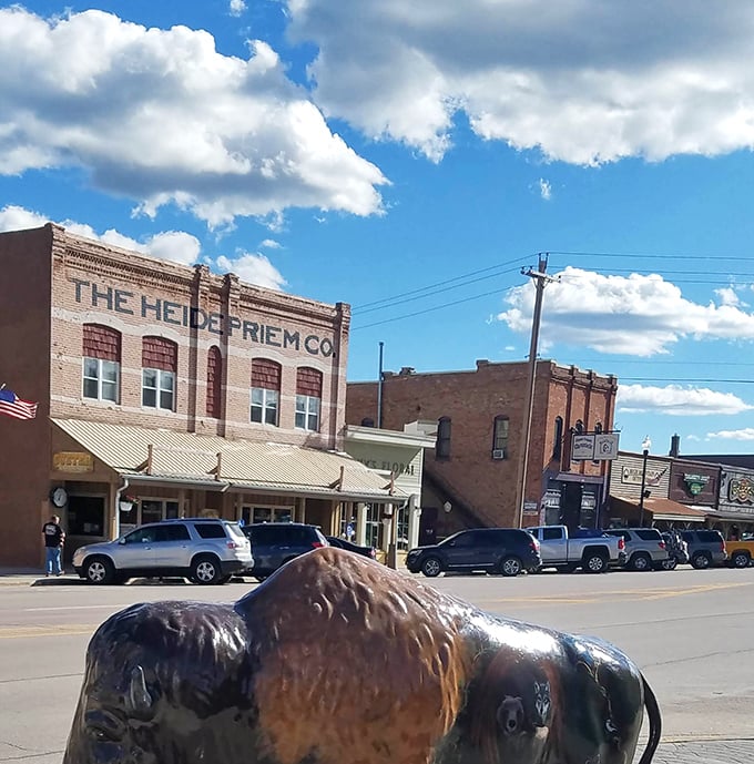 Custer's charming downtown welcomes visitors with Western flair and small-town hospitality. Those stone buildings have witnessed a century of Black Hills history.