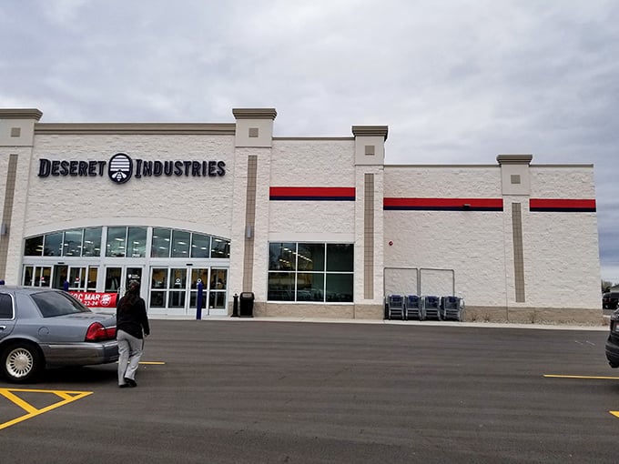 This Deseret Industries looks like it could house a small aircraft hangar &ndash; imagine the treasures hiding within!