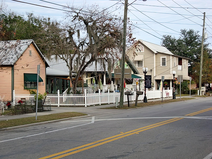 Dunnellon's residential streets offer a glimpse of affordable Florida living without the tourist price tags.