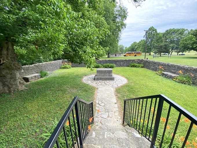 History meets natural beauty at Fort Boonesborough, where this peaceful creek has flowed since Daniel Boone's frontier days.