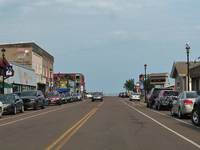 Downtown Red Wing's colorful storefronts welcome visitors with the kind of charm that makes you want to cancel your return ticket.