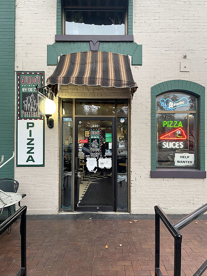 Guido's striped awning and neon sign might as well be a portal to New York City&mdash;minus the subway fare and attitude.