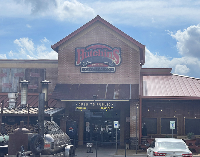 Hutchins BBQ doesn't need fancy frills&mdash;just smoke, meat, and time. That brick facade has absorbed decades of mouthwatering aromas.