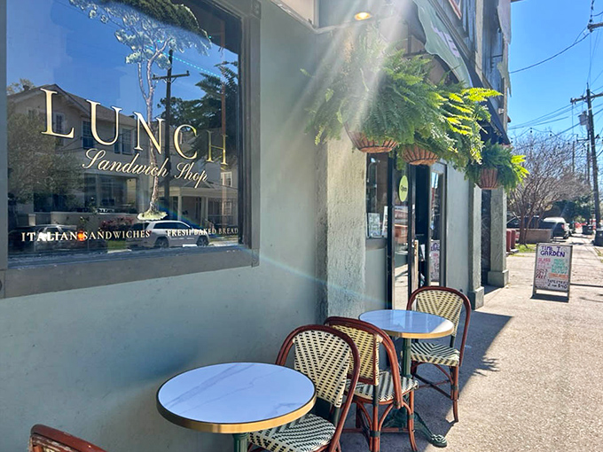 European caf&eacute; vibes meet New Orleans charm on this perfectly inviting street corner spot.