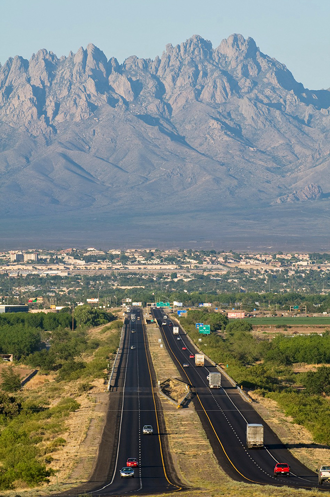 Main Street Las Cruces offers that perfect small-town feel. The mountains in the background are just showing off.