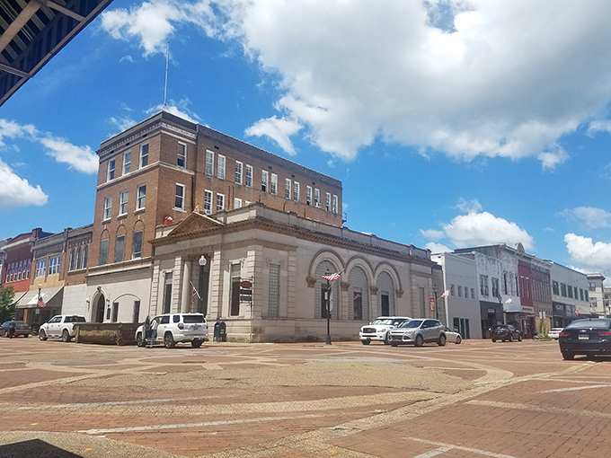 Laurel's downtown buildings stand tall with history, offering a colorful backdrop for your affordable retirement adventure.
