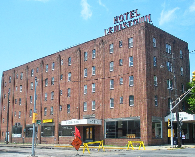 The historic Hotel Lewistown stands as a testament to the town's rich past, while housing prices remain pleasantly stuck in yesteryear.