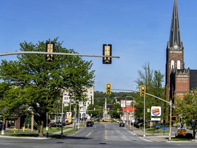 New Castle's colorful downtown buildings invite exploration, where retirement dollars stretch as far as your imagination.