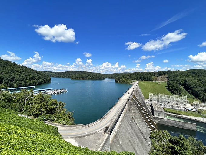 Standing atop this concrete giant feels like being in a classic movie about American ingenuity.