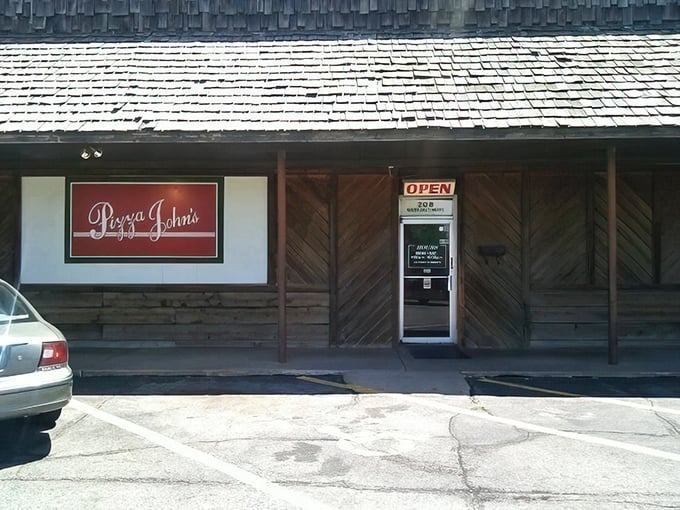 That rustic wood exterior practically screams "authentic comfort food lives here" to hungry passersby.