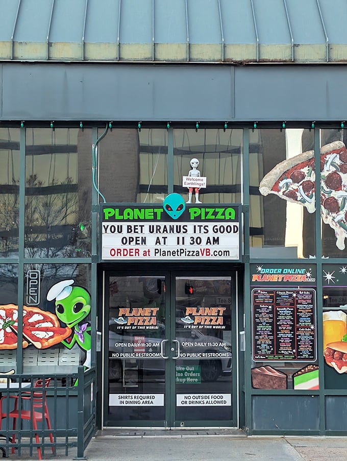 You bet Uranus this alien-themed pizza spot takes interstellar dining to deliciously earthbound heights every single day.