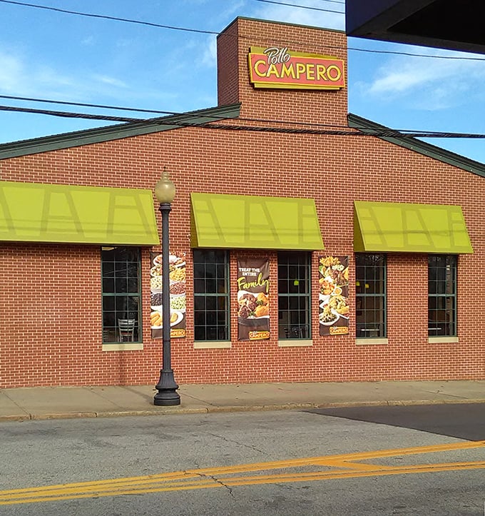 Pollo Campero's cheerful yellow awnings beckon like a tropical vacation for your taste buds &ndash; no passport required.