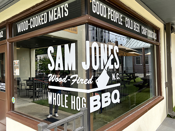 Modern space, timeless traditions &ndash; Sam Jones brings whole hog barbecue to the people who appreciate authenticity.