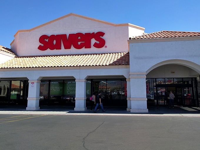 That cheerful red logo practically shouts "come find your next favorite outfit" - and who are we to argue?