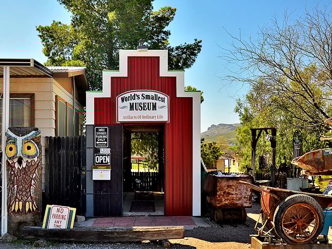 The "World's Smallest Museum" proves good things come in tiny packages! Like finding the Hope Diamond in your cereal box.