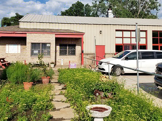 The Maple Grille looks like your friend's country shed, but that garden path leads to wood-fired steak heaven!