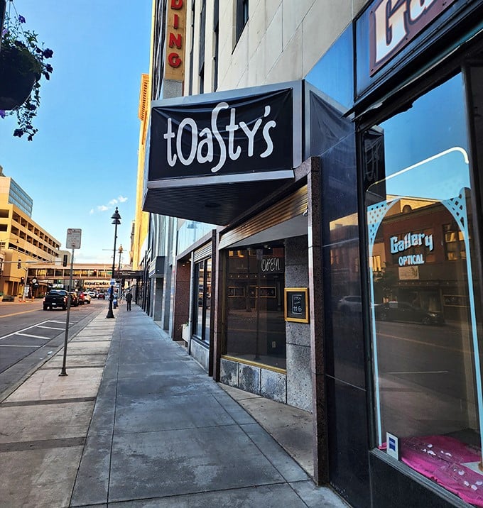 Downtown Duluth's Toasty's brings urban sandwich cool to Superior Street, where the name promises exactly what you'll get.
