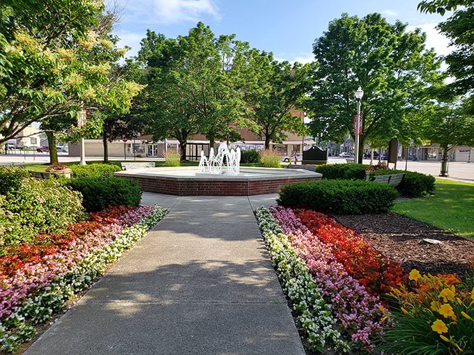 Two Rivers' colorful harbor district &ndash; where boats bob gently and time moves at the pace of the lapping water.