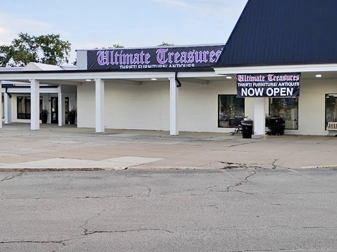 Behind this clean exterior lies a furniture wonderland that would make any decorator's heart skip a beat.