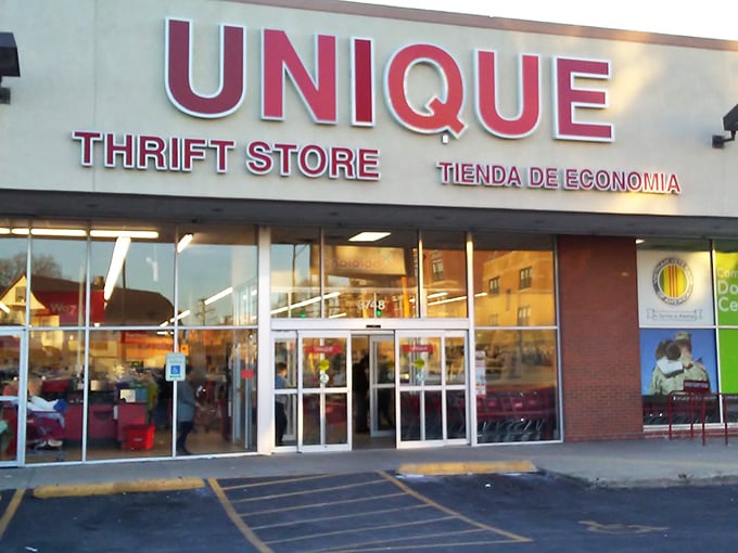 Unique Thrift Store lives up to its name with aisles wide enough for your shopping cart and your wildest bargain dreams.