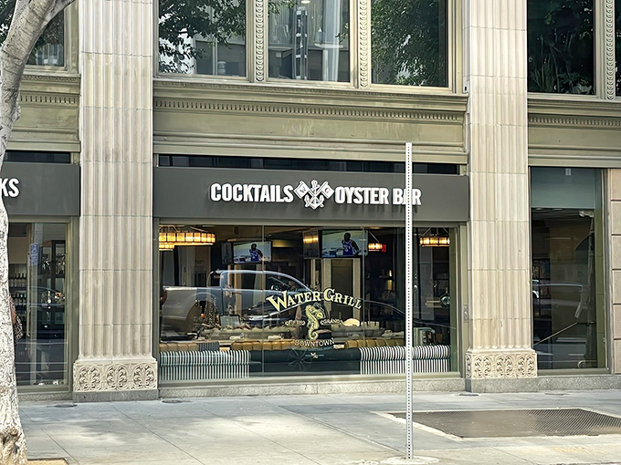 Water Grill's elegant facade might whisper "expense account," but inside it's all about honest-to-goodness seafood that makes suits and tourists equally happy.