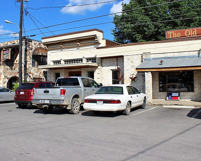Wimberley's main street offers a perfect blend of Texas charm and Hill Country character. No rush hour traffic here&mdash;just the occasional deer crossing.