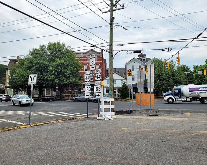Winsted's downtown streets tell stories of simpler times when neighbors actually knew each other's middle names and favorite pie flavors.