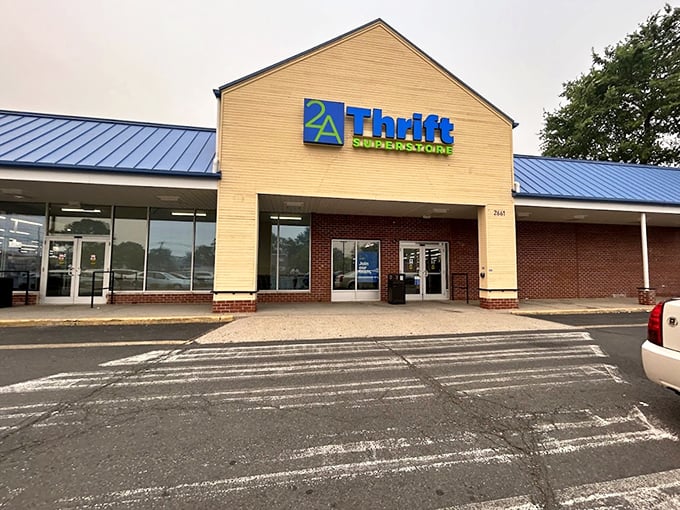 The blue roof signals you've arrived at thrift nirvana. 2nd Ave Superstore lives up to its "super" promise.
