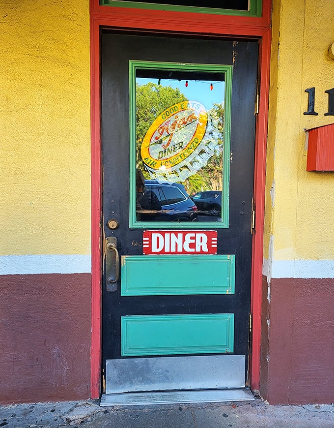 That door leads to comfort food paradise! Ajax's charming storefront on Oxford Square invites you into a world of Southern delights.