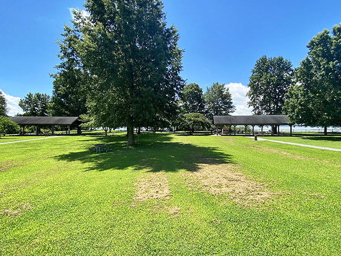 Grassy meadows meet shaded picnic areas at Belle Isle, where Virginia's countryside charm is served with a side of river views.