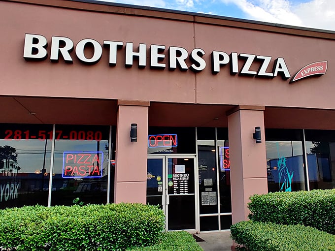 This humble Houston spot lets its pizza do all the talking - and boy, does it speak volumes.