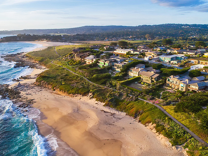 Carmel's coastal homes perch like elegant spectators, with front-row seats to nature's greatest performance.