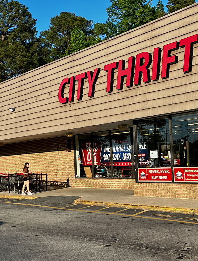 Memorial Day sales at City Thrift mean extra savings on already dirt-cheap finds. Thrifting paradise awaits!