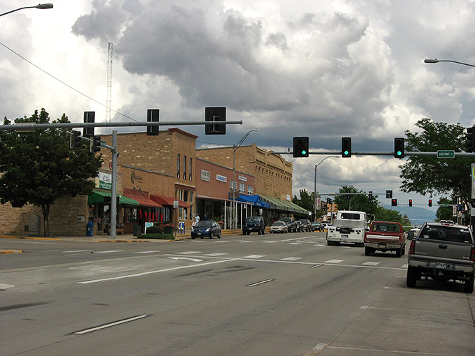 Historic buildings line Cortez's welcoming downtown. Those mountains in the background? They're your new neighbors!