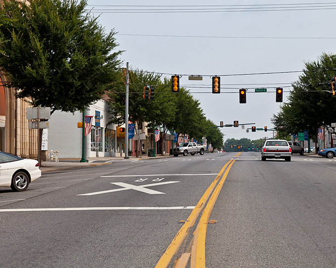 Tree-lined streets in Dublin offer shade and character, where even the traffic lights seem to change at a more relaxed pace.