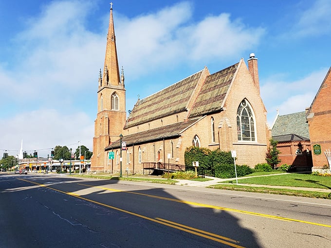 This handsome historic building anchors Elmira's affordable downtown, where your Social Security check covers more than just the basics.