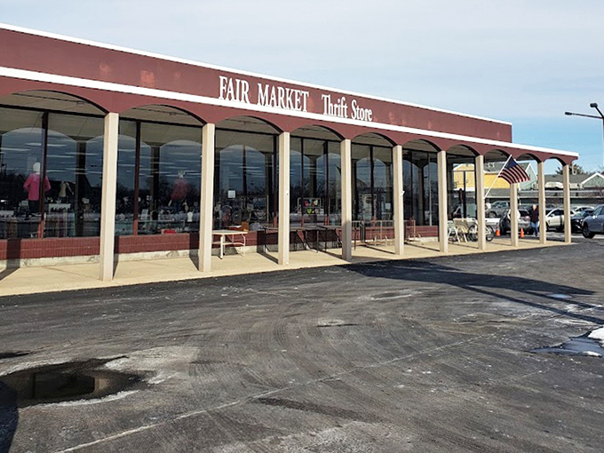 Don't judge this book by its cover! Fair Market's simple exterior conceals aisles of meticulously arranged treasures waiting to be discovered.