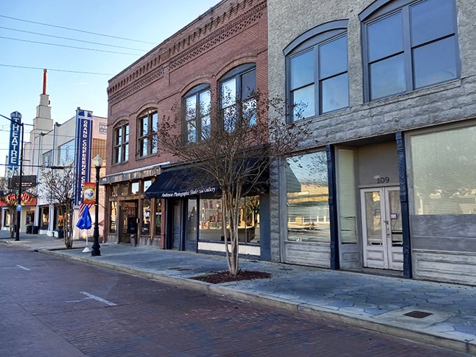 Historic buildings stand shoulder-to-shoulder in Fitzgerald, where affordability isn't just a promise, it's the daily special.